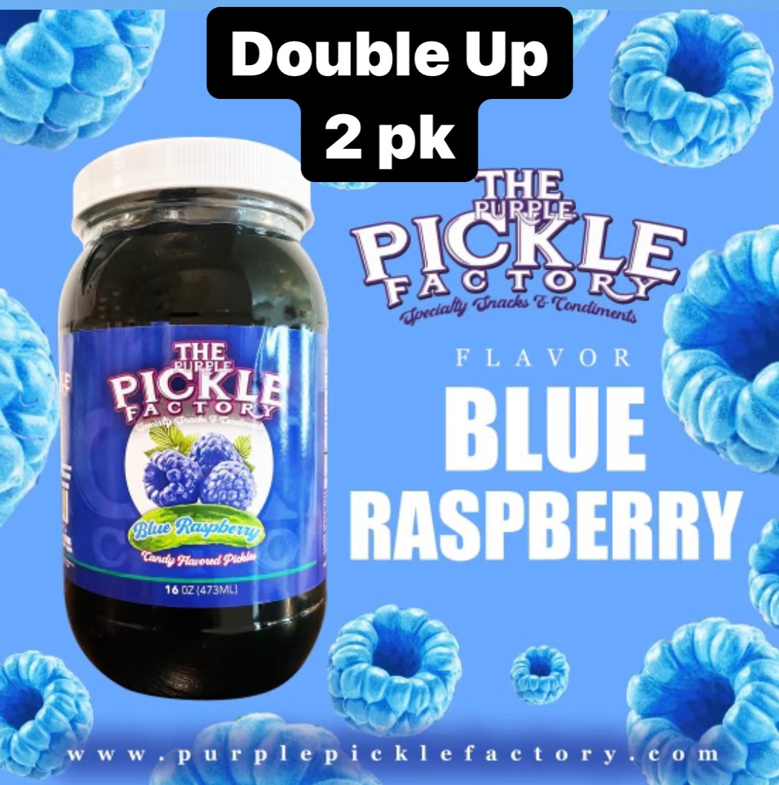 Blue Raspberry Rocket Pack (2 Jars Blue Raspberry) – The Purple Pickle ...